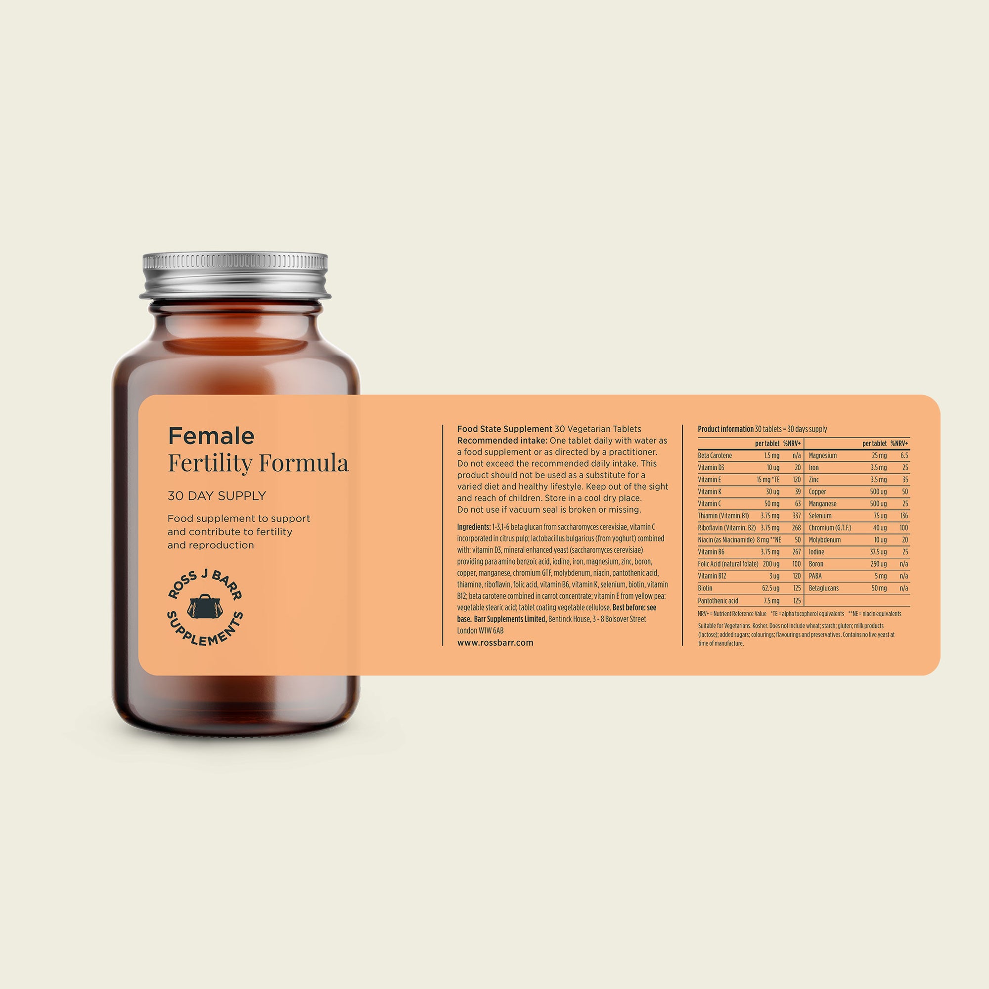 Female Fertility Formula - Ross J. Barr